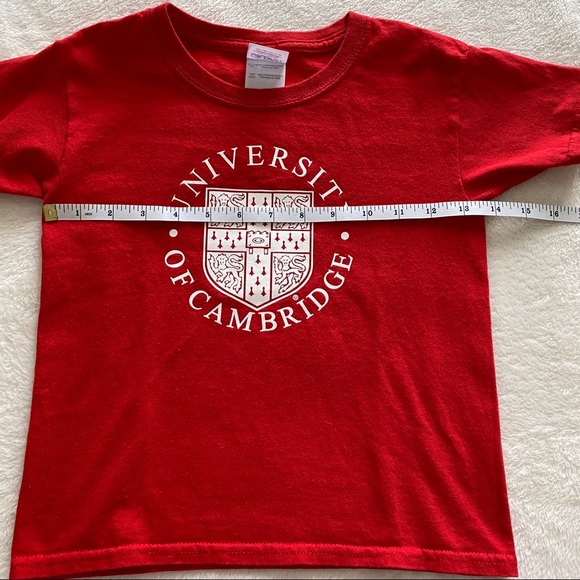 Gildan | Shirts & Tops | University Of Cambridge Tee Shirt Red | Poshmark